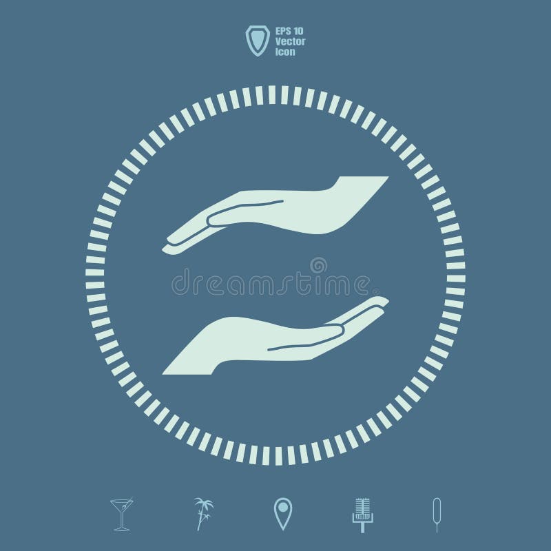 Icono Del Vector Del Cuidado Ilustración del Vector - Ilustración de ...