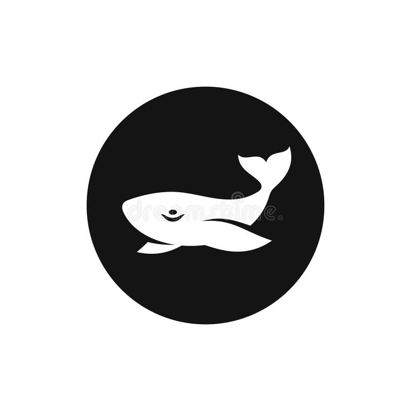 Icono Del Vector De Ballena Ilustración del Vector - Ilustración de ...