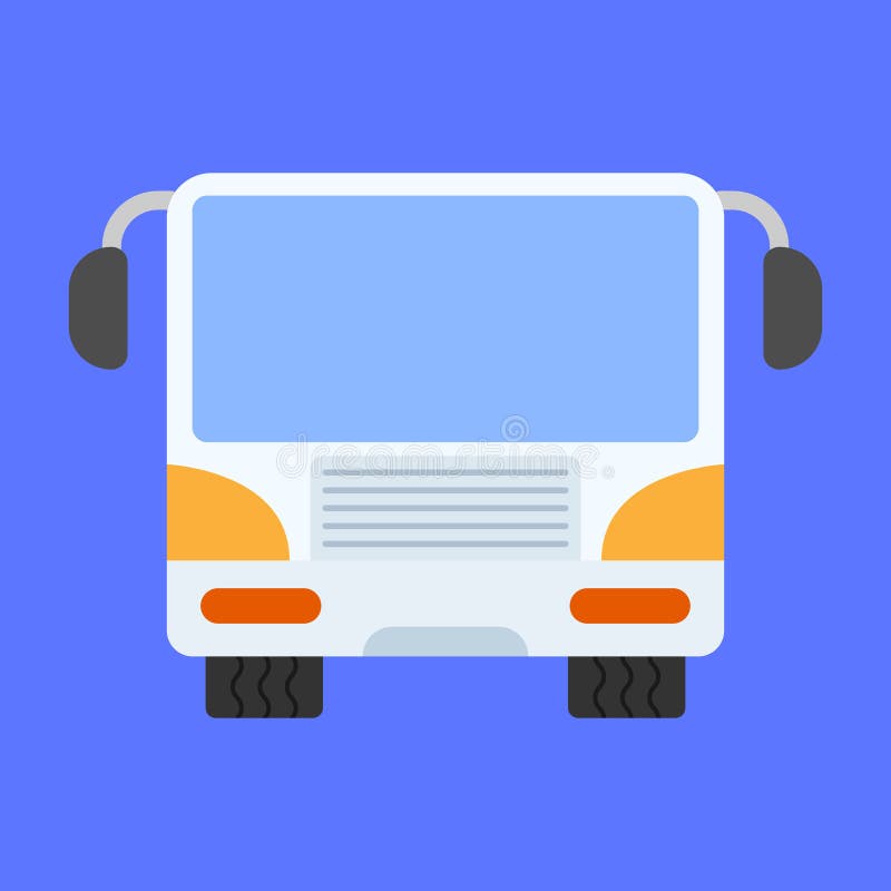 Icono Del Vector De Bus Pesado. Vector De Transporte De Bus. Icono De ...