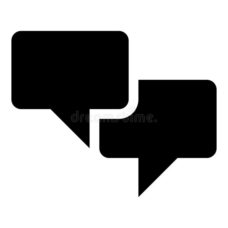 Icono del vector de chat. ilustración del vector. Ilustración de charla ...