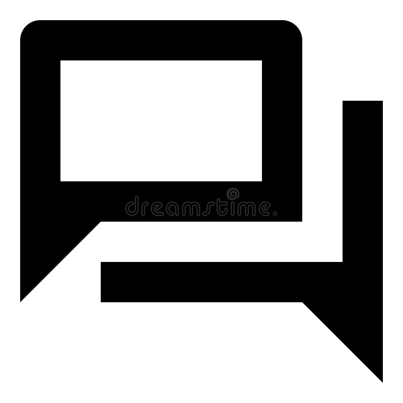 Icono del vector de chat. ilustración del vector. Ilustración de icono ...