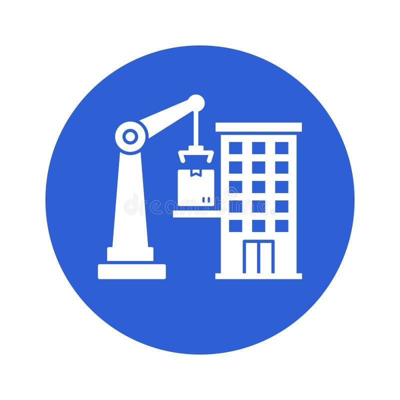 Icono Del Vector De Construcción De Edificios Que Puede Modificar O ...