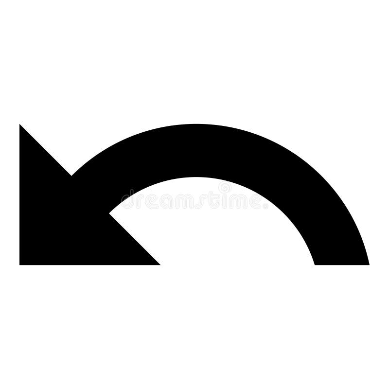 Icono Del Vector De Deshacer. Ilustración del Vector - Ilustración de ...