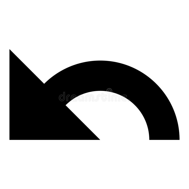 Icono Del Vector De Deshacer. Ilustración del Vector - Ilustración de ...