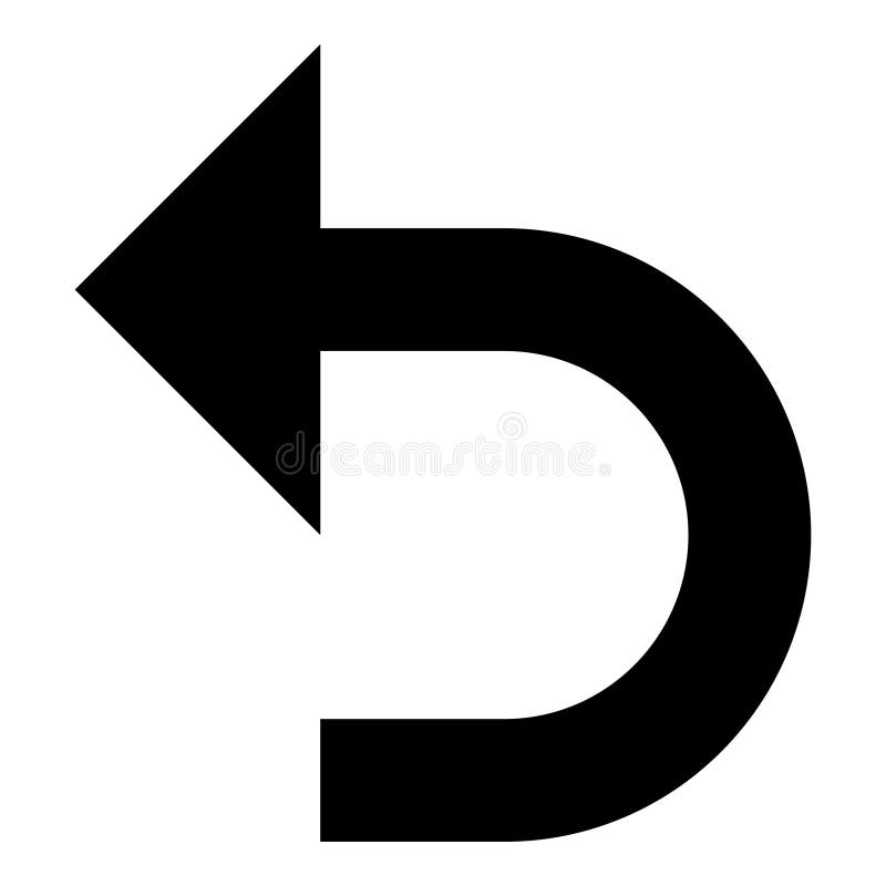 Icono Del Vector De Deshacer. Ilustración del Vector - Ilustración de ...