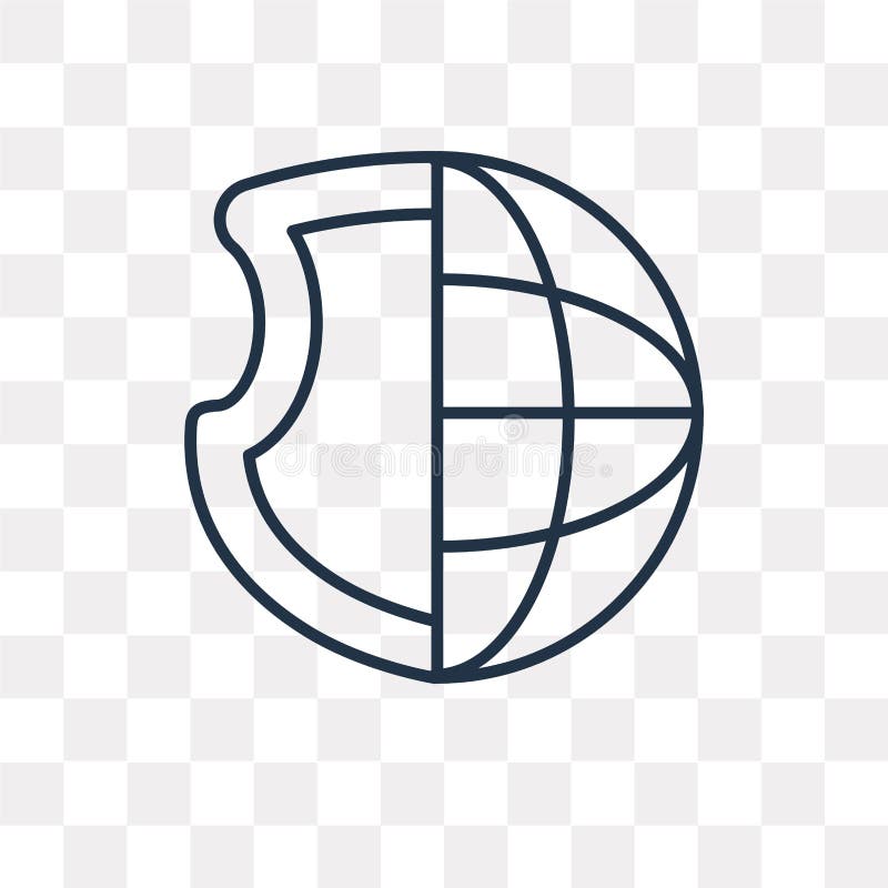 Icono Del Vector De Internet Aislado En El Fondo Transparente, Linear ...