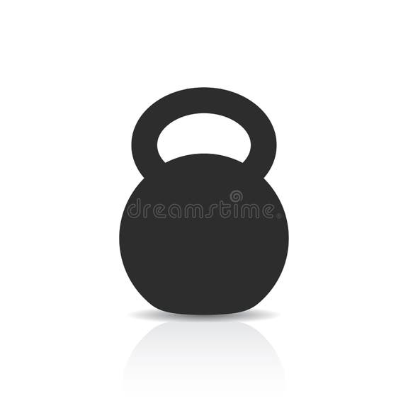 Icono Del Vector De Kettlebell Ilustración del Vector - Ilustración de icono, bomba: 86546535