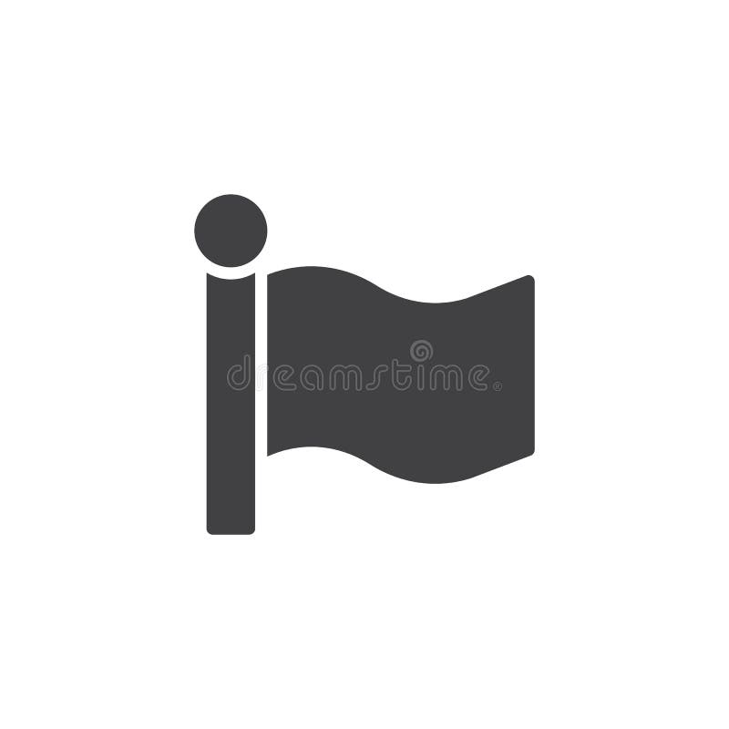 Icono Del Vector De La Bandera Ilustración del Vector - Ilustración de ...