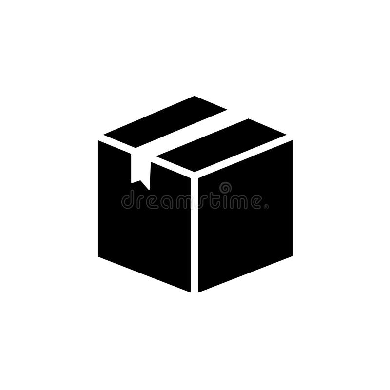 Icono Del Vector De La Caja Vector Ilustración del Vector - Ilustración ...