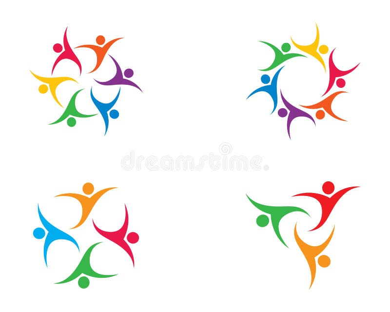 Icono Del Vector De La Comunidad Ilustración del Vector - Ilustración ...