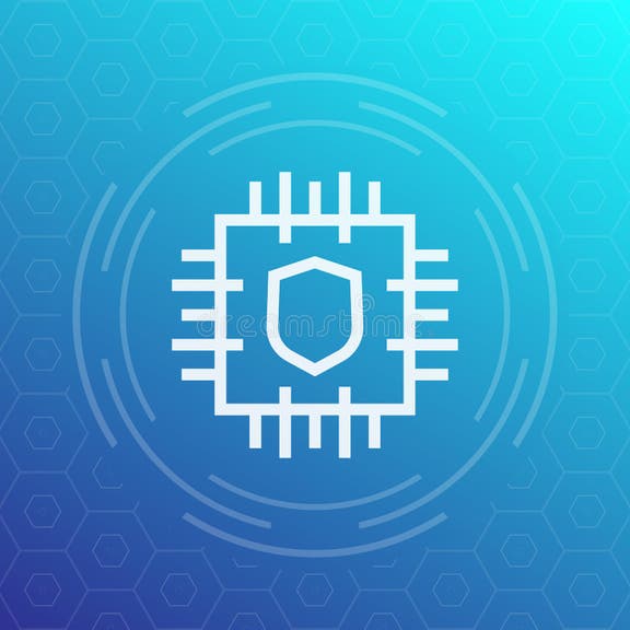 Icono Del Vector De La Criptografía Ilustración del Vector ...