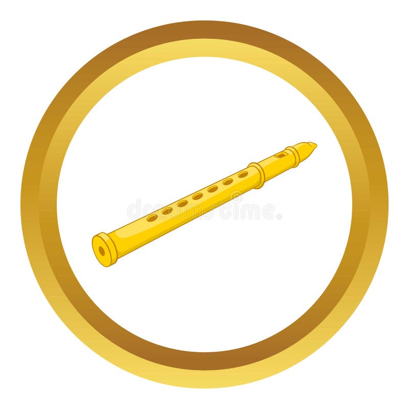 Flauta. Diseño Decorativo De Ilustración Vectorial Ilustración del ...