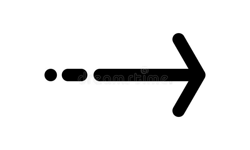 Línea Siguiente Icono De La Flecha Punta De Flecha Delantera ...