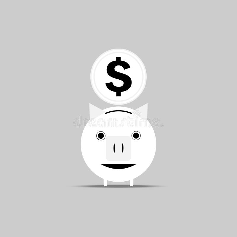 Icono Del Vector De La Hucha Ilustración del Vector - Ilustración de ...