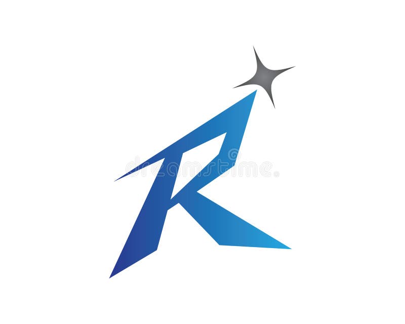 Icono Del Vector De La Letra De R Ilustración del Vector - Ilustración ...