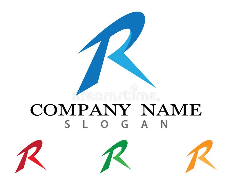 Icono Del Vector De La Letra De R Ilustración del Vector - Ilustración ...