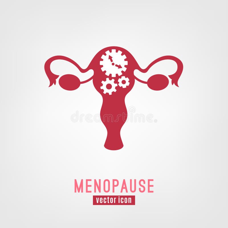 Icono Del Vector De La Menopausia Ilustración Del Vector Ilustración