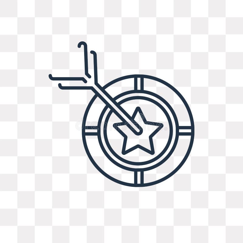 Icono Del Vector De La Meta Aislado En El Fondo Transparente, Meta ...