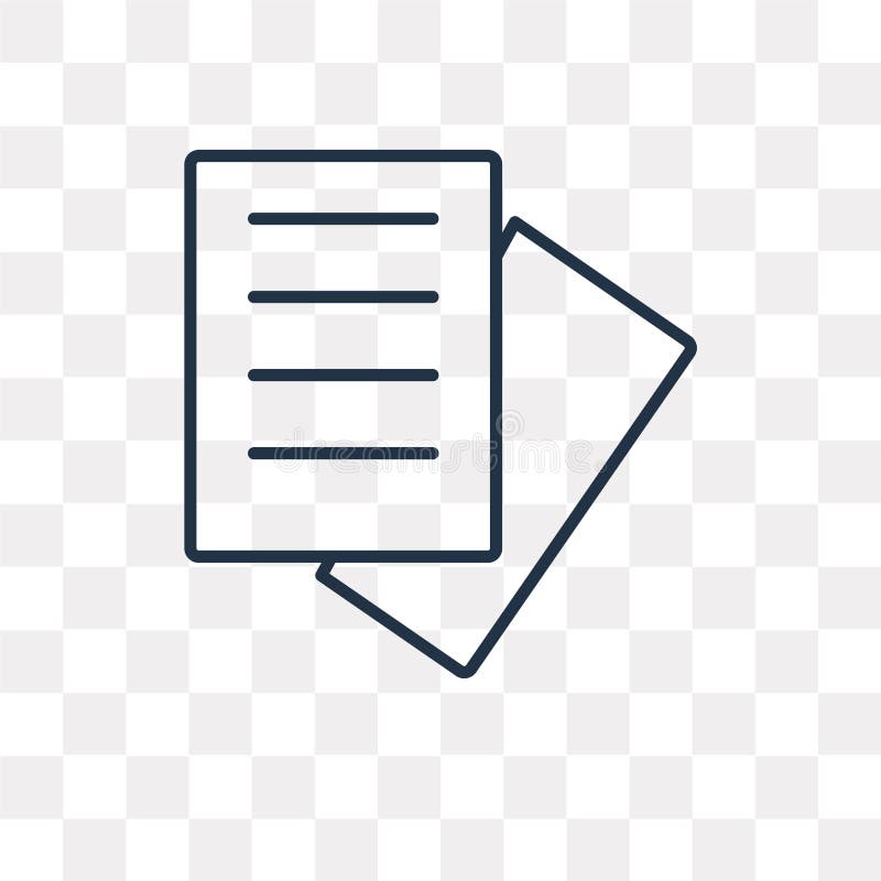 Icono Del Vector De La Nota Aislado En El Fondo Transparente, Nota ...