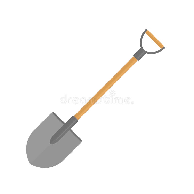 Icono Del Vector De La Pala Ilustración del Vector - Ilustración de ...