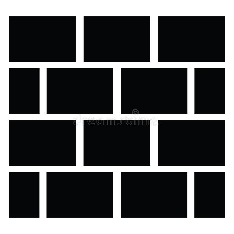 Icono Del Vector De La Pared Ilustración del Vector - Ilustración de ...