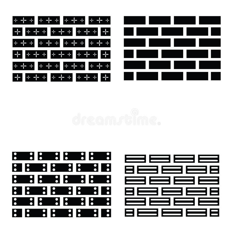 Icono Del Vector De La Pared Ilustración del Vector - Ilustración de ...