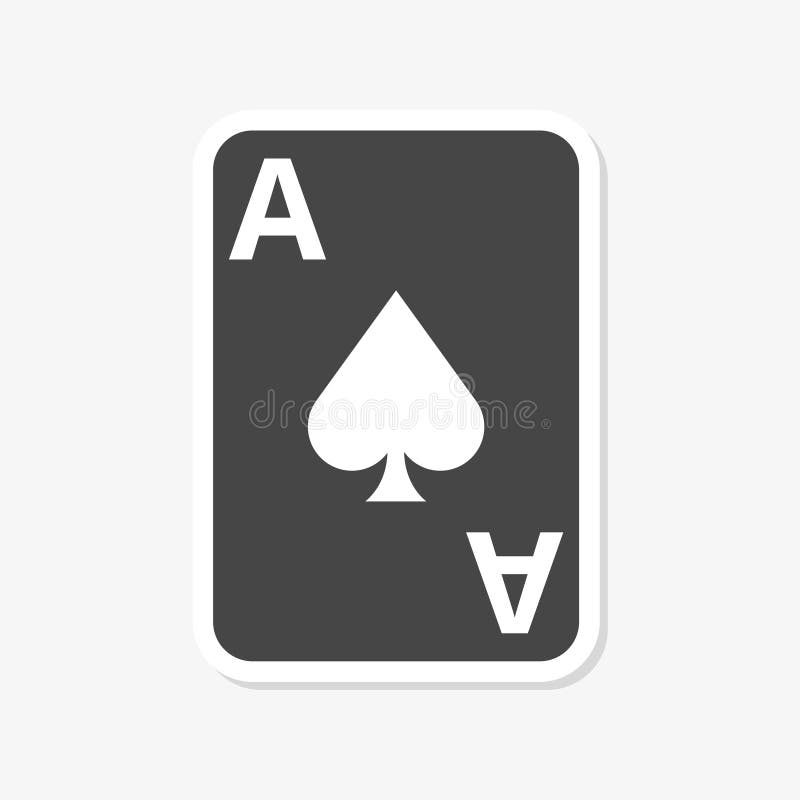 Icono Del Vector De Los Naipes Ilustración del Vector - Ilustración de ...