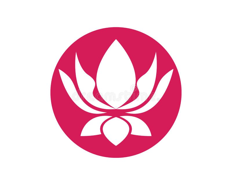 Icono del vector de Lotus ilustración del vector. Ilustración de ...