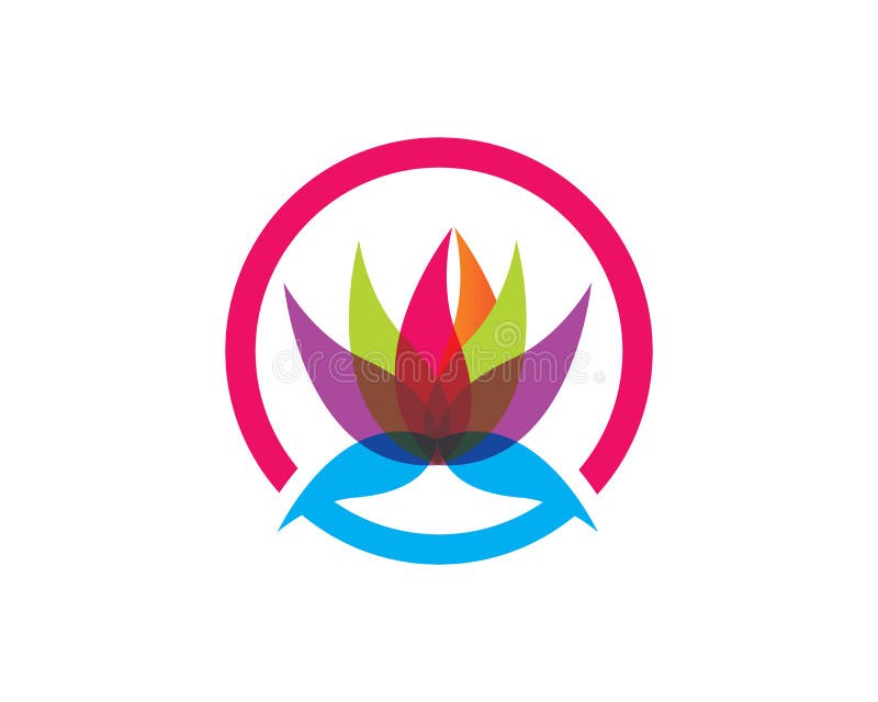 Icono del vector de Lotus ilustración del vector. Ilustración de cubo ...