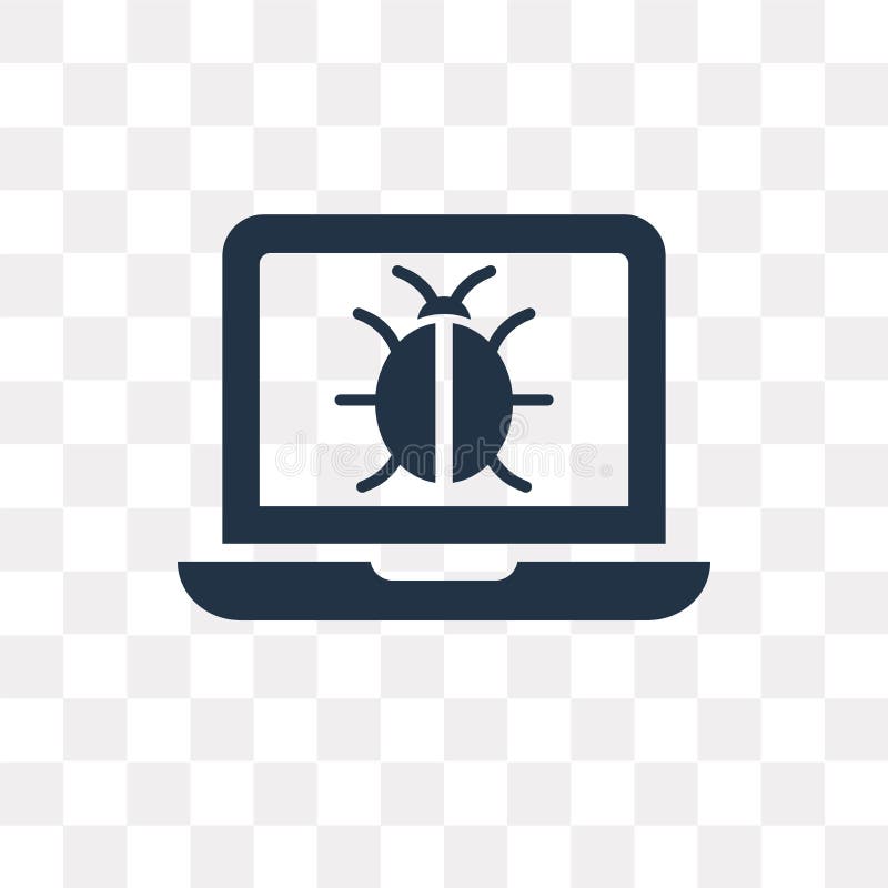 Icono Del Vector De Malware Aislado En El Fondo Transparente, Malware ...