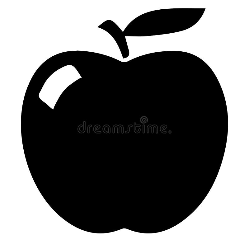 Icono Del Vector De Manzana Eps 10. Ilustración Aislada Simple ...
