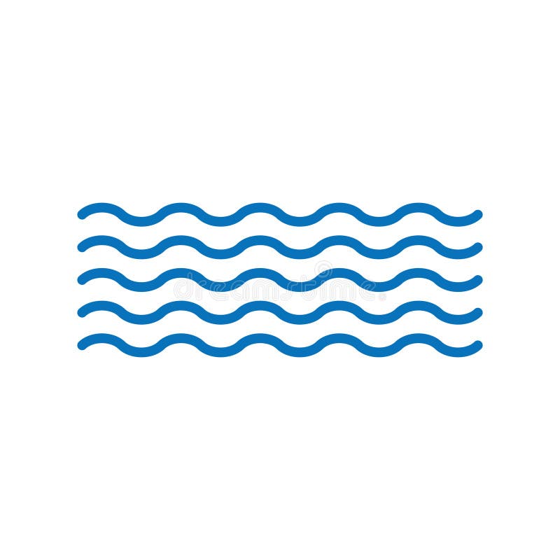 Icono del vector de ondas ilustración del vector. Ilustración de ...