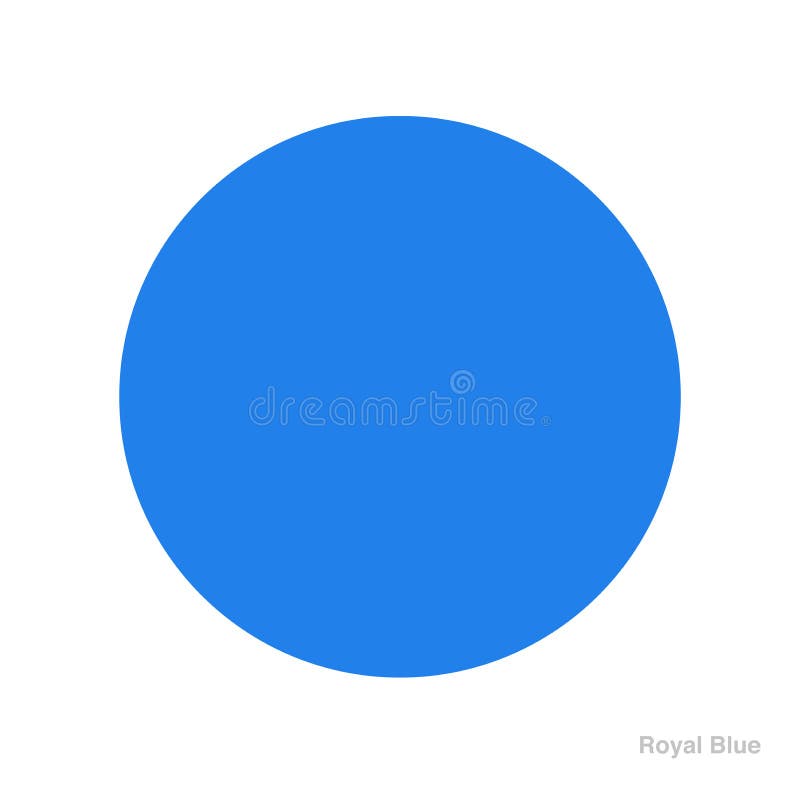 Icono Del Vector De Punto Azul Real. Icono Circular Azul Real ...