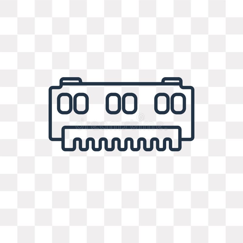 Icono Del Vector De Ram Aislado En El Fondo Transparente, Ram Linear T ...