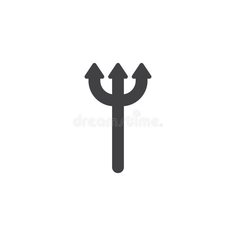 Tridente. Diseño Decorativo De Ilustración Vectorial Ilustración del ...