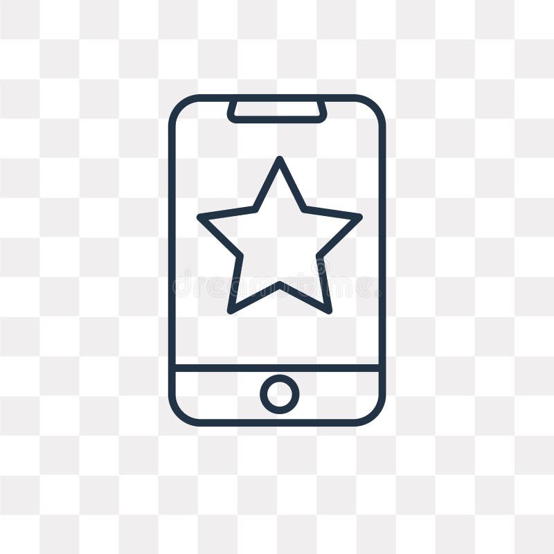 Icono Del Vector De Ui Aislado En El Fondo Transparente, Tra Linear De ...