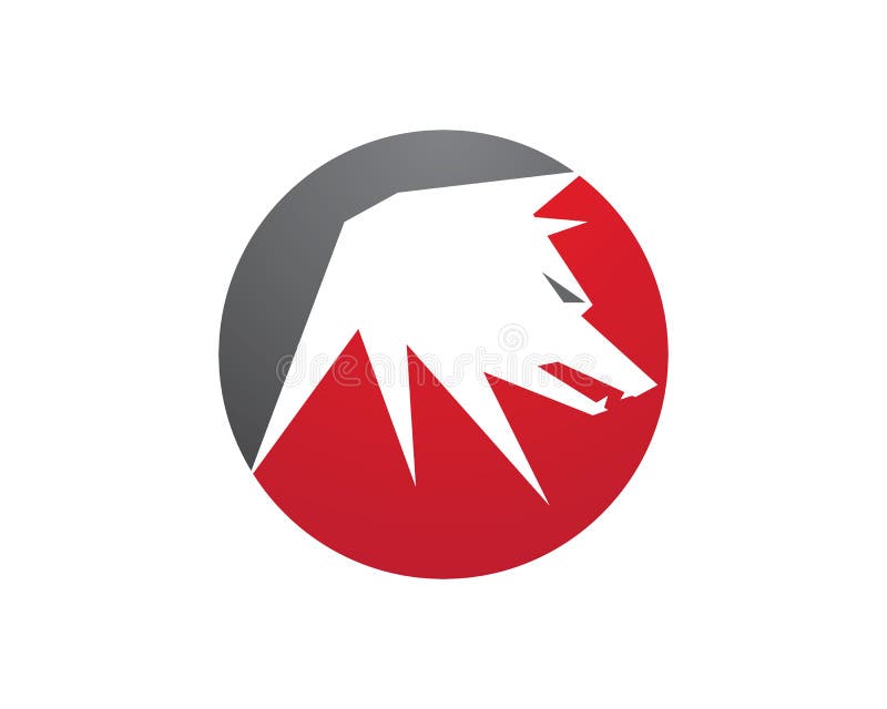 Icono Del Vector De Wolf Logo Template Ilustración del Vector ...