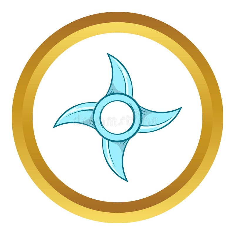 Icono De La Estrella De Ninja Ilustración del Vector - Ilustración de ...