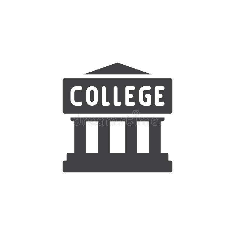 Ejemplo Del Edificio De La Universidad Stock de ilustración ...