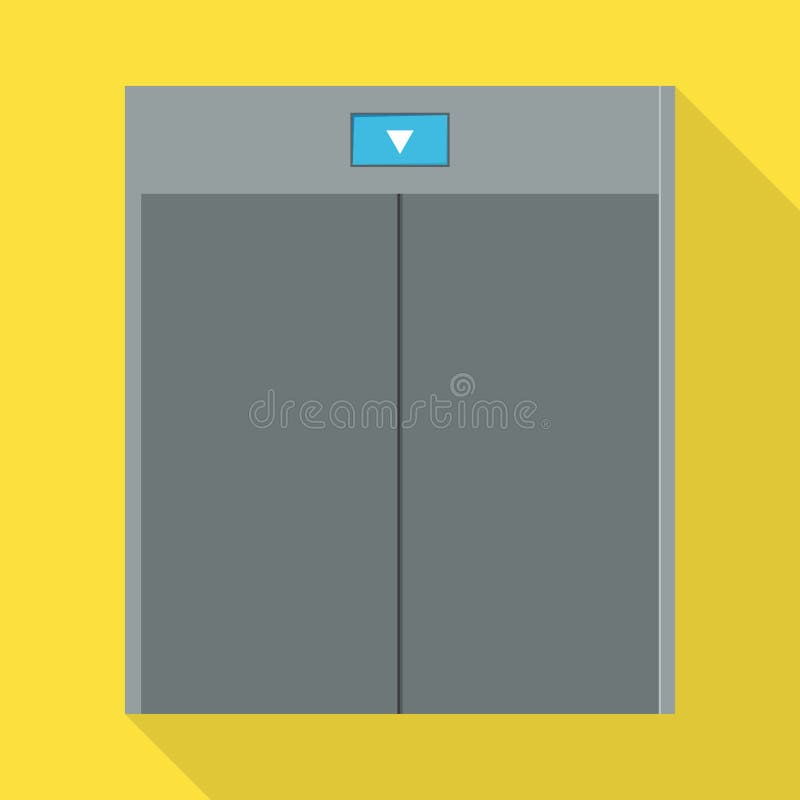 Icono Del Vector Del Elevador Icono De Vector Plano Aislado En Ascensor ...