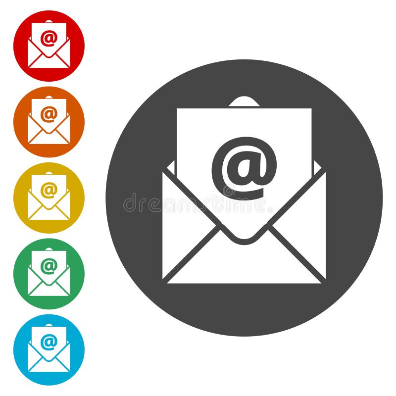 Icono Del Vector Del Email, Icono Del Email Ilustración del Vector ...