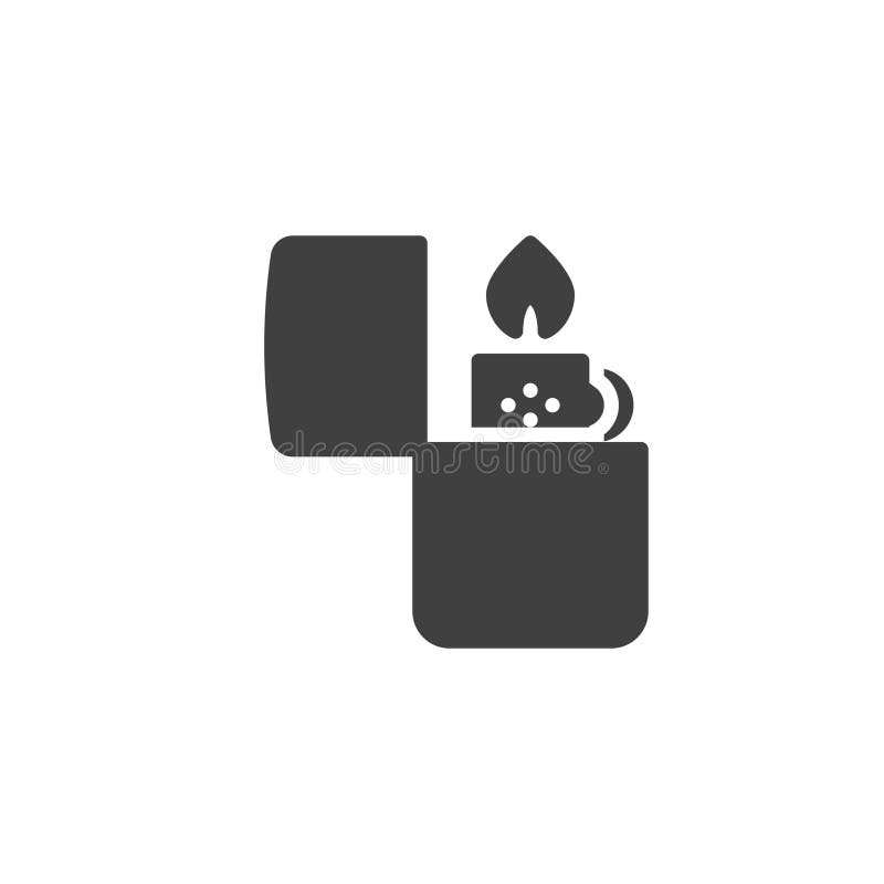 Icono Del Vector Del Encendedor De Gas Ilustración del Vector ...