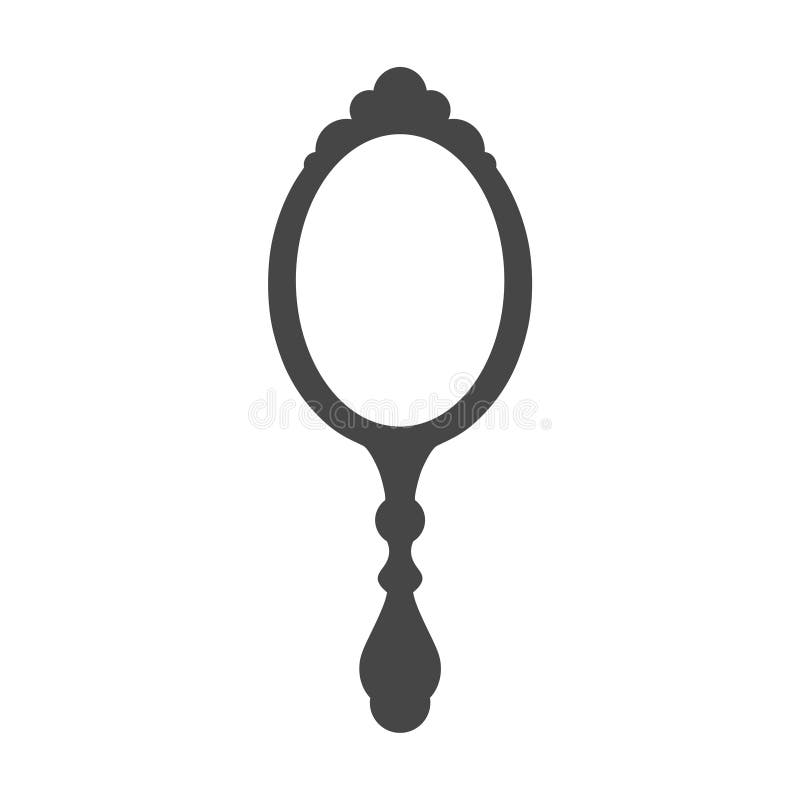 Icono Del Vector Del Espejo - Ejemplo Ilustración del Vector ...