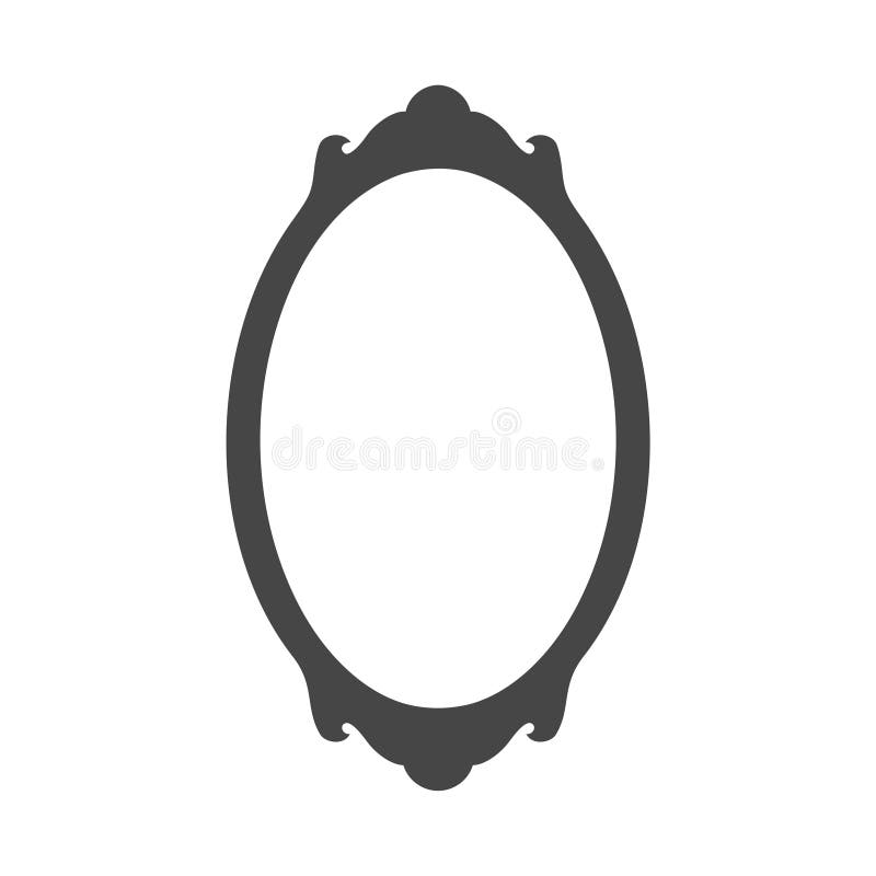 Icono Del Vector Del Espejo - Ejemplo Ilustración del Vector ...