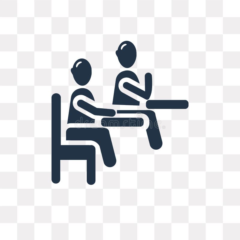 Icono Del Vector Del Estudiante Aislado En El Fondo Transparente ...