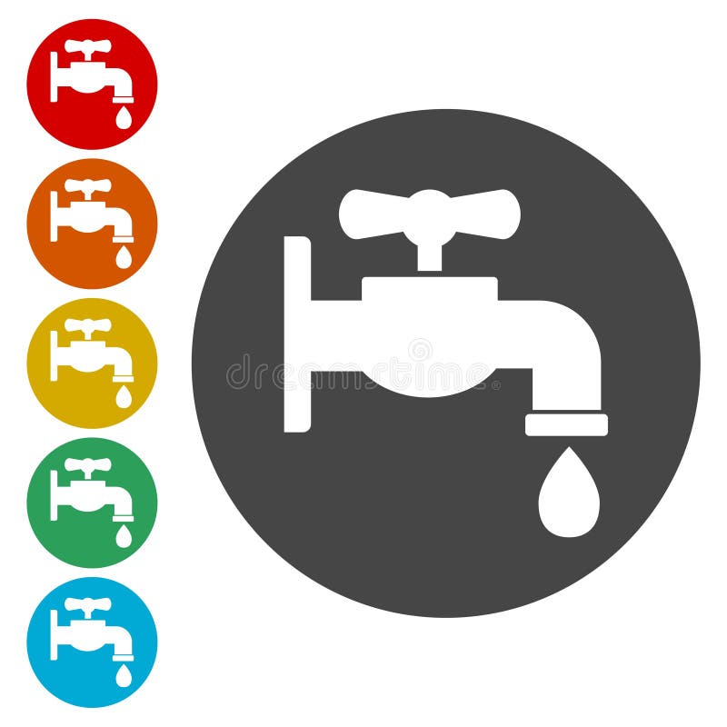 Icono Del Vector Del Grifo, Símbolo Del Golpecito Del Vector ...