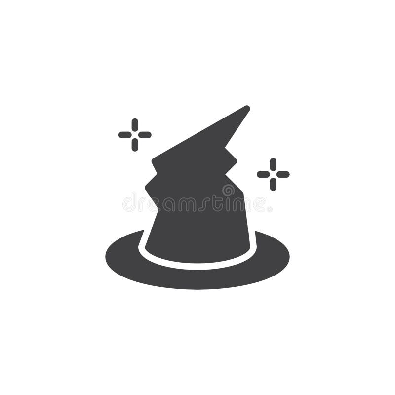 Icono Del Vector Del Sombrero Del Mago Ilustración del Vector ...