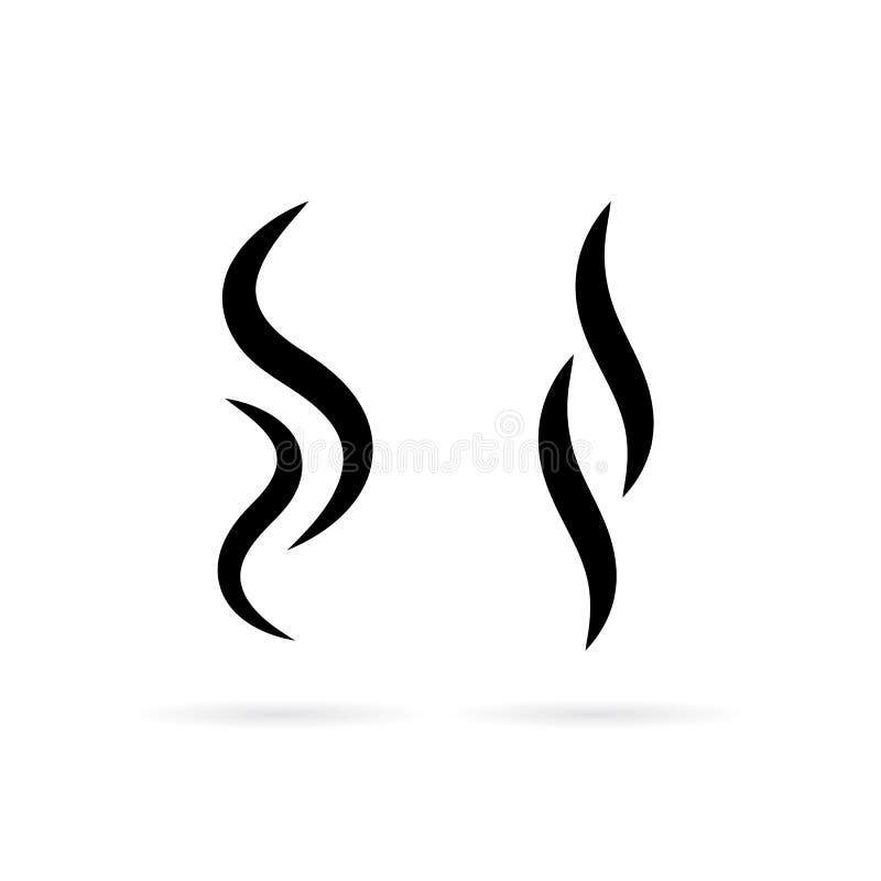 Icono Del Vector Del Soplo Del Humo Ilustración del Vector ...