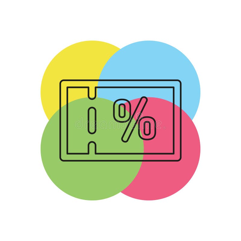 Icono del vector del vale stock de ilustración. Ilustración de concepto ...