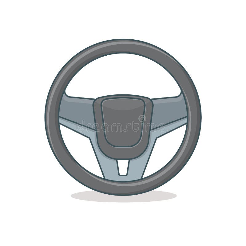 Icono del volante stock de ilustración. Ilustración de gris - 89923249